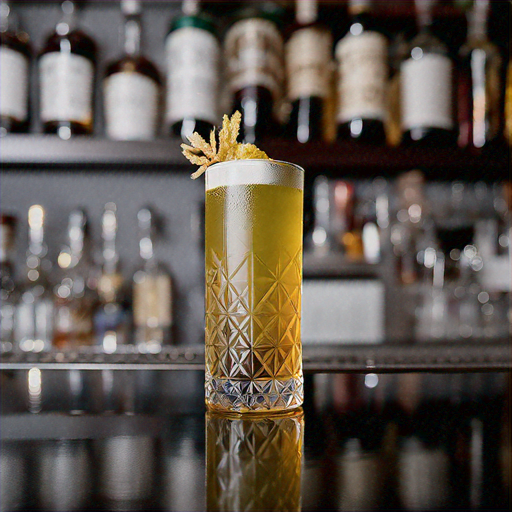 The Imperial Elixir, Luxurious green and jasmine tea cocktail with ...