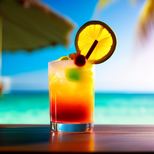 Touchdown Tonic, Lively citrus cocktail with herbal twist, perfect for ...