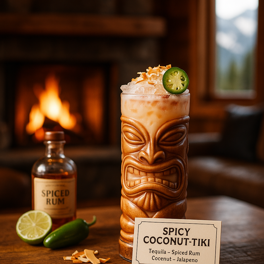 Tropical Heatwave Tiki, Balanced tiki cocktail with exotic, spicy ...