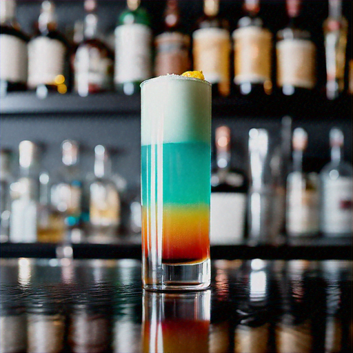 Tropical Moonlight Elixir Creamy Coconut Milk With Exotic Flavors A Magical Cocktail