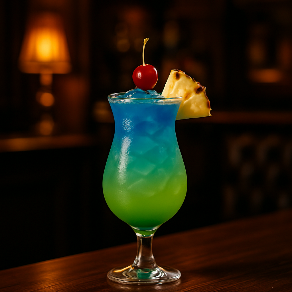 Tropical Ocean Breeze, Tropical Ocean Breeze cocktail with Hawaiian flavors