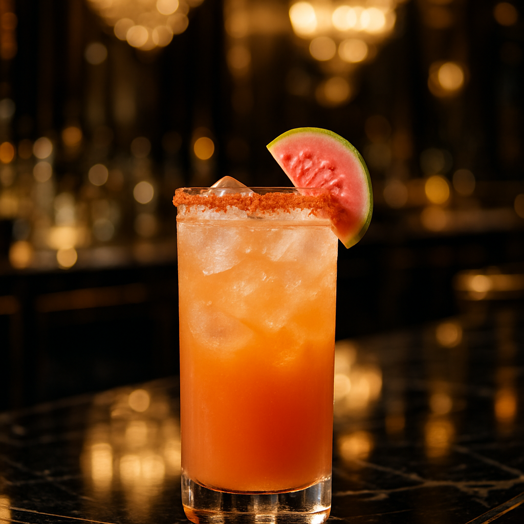 Tropical Spice Elixir, Vibrant Tropical Spice Elixir cocktail