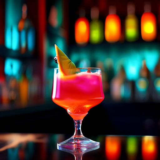 Tropical Tequila Tango, Vibrant tequila cocktail with tropical fruit ...