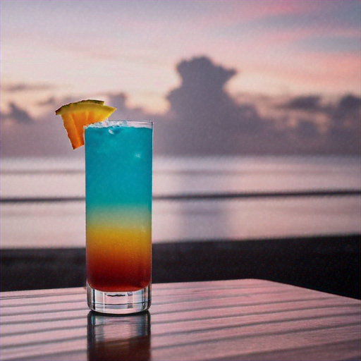 Tropical Twilight Fizz, Tropical Twilight Fizz, sweet and fizzy summer ...