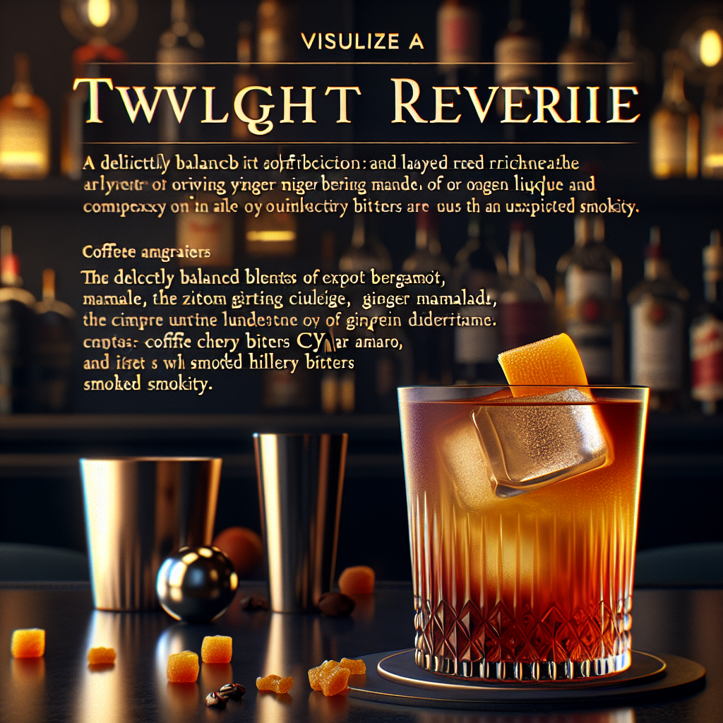 Twilight Reverie, Sophisticated riff on classic cocktail