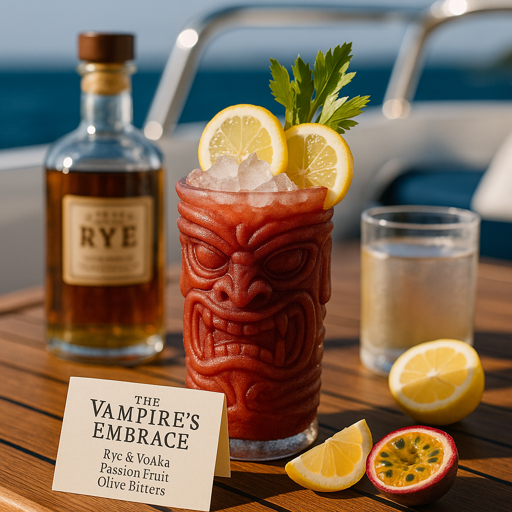 Vampire's Embrace, Neoclassic femme fatale horrorpunk tiki cocktail