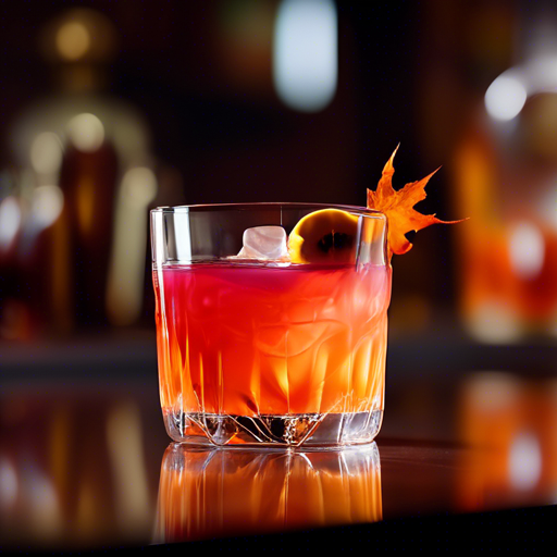 Whispering Autumn, Balanced fall cocktail with rye, walnut, and herbal ...