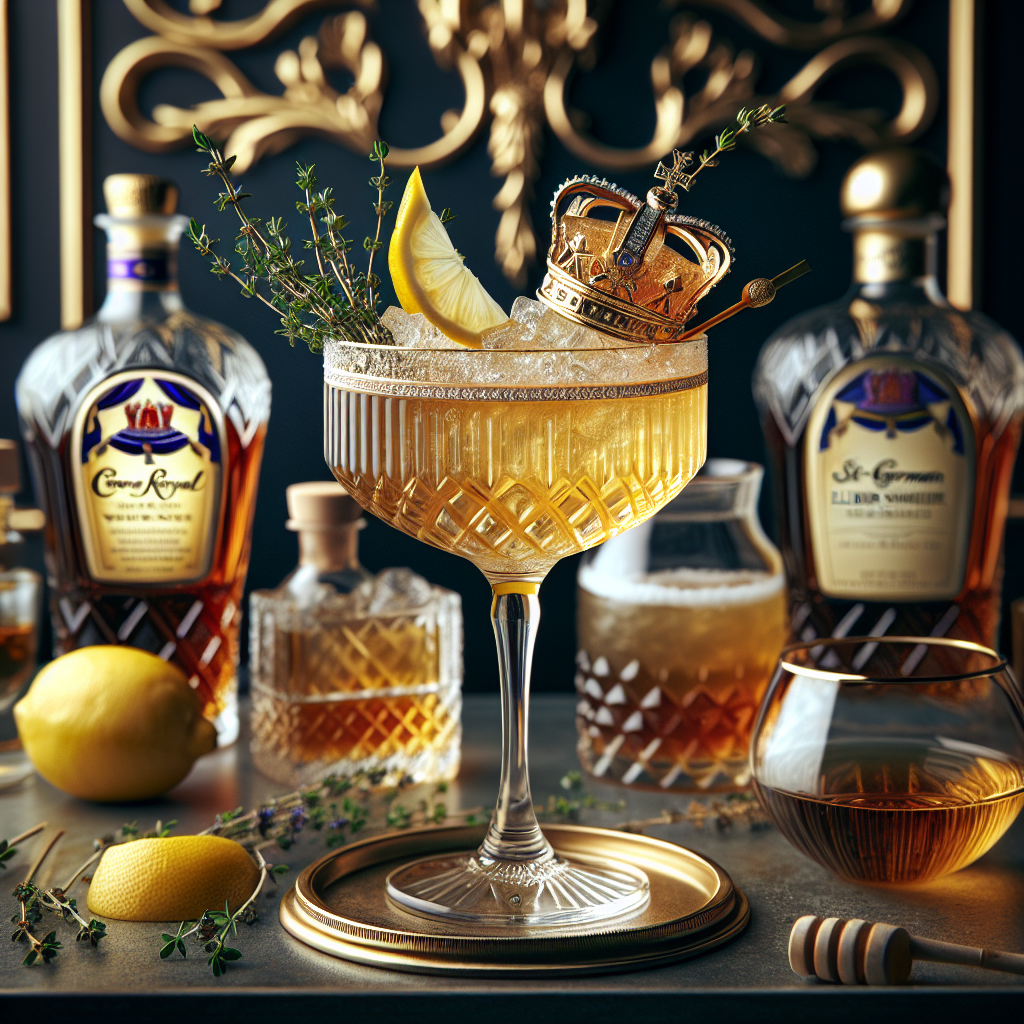 Whispering Crown, Sophisticated cocktail with Crown Royal, citrus, and ...