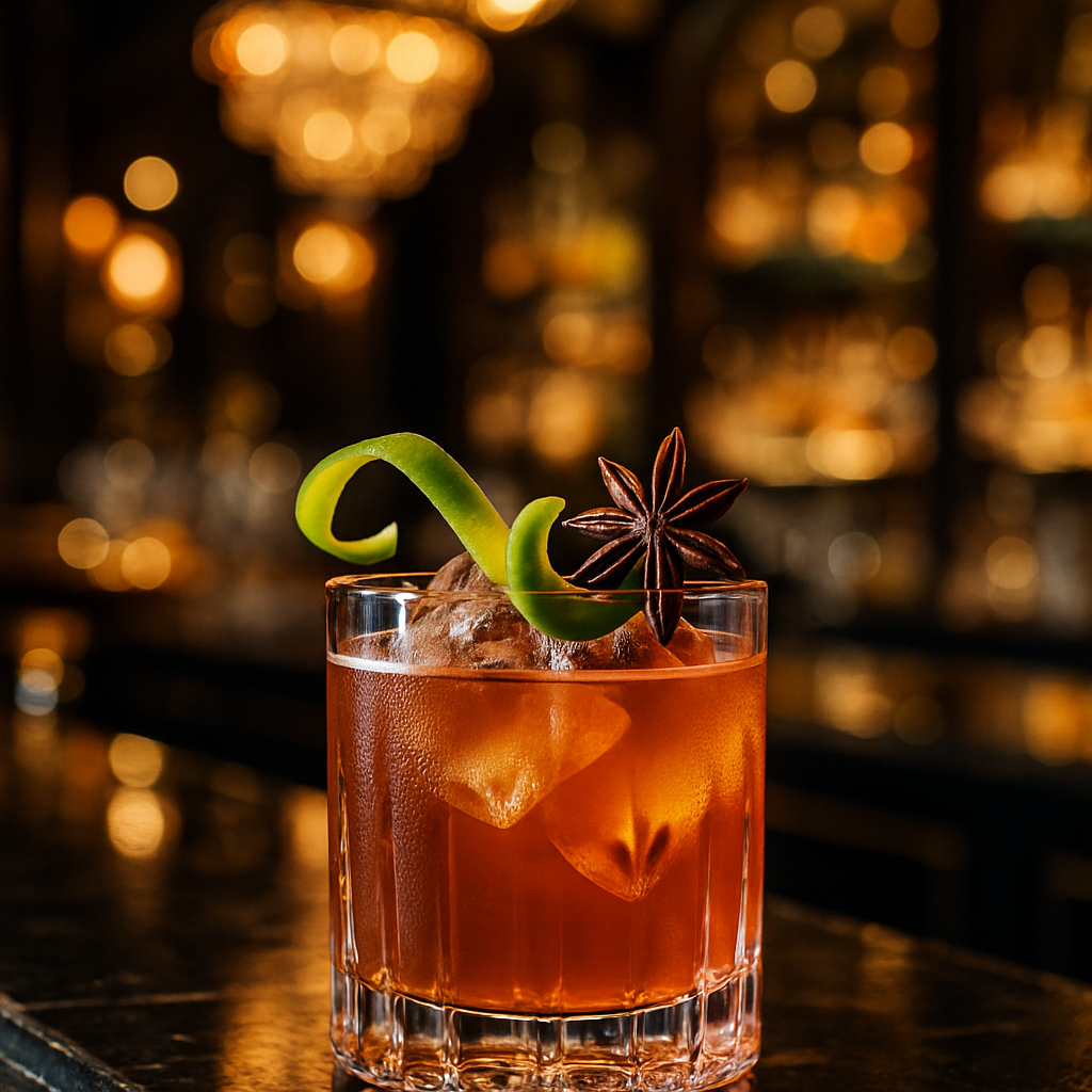 Whispering Rye, Sophisticated blend of rye whiskey and exotic falernum