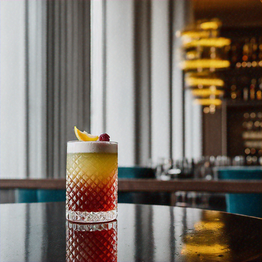 Winter Gin Rhapsody, Winter botanical gin cocktail with herbal notes