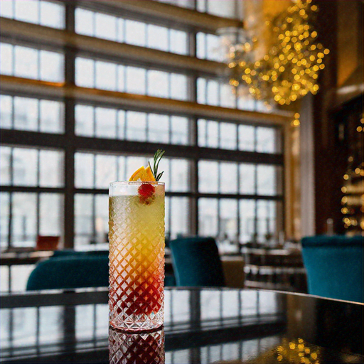 Winter's Whisper Gin Cocktail, Cozy winter evening with aromatic gin ...