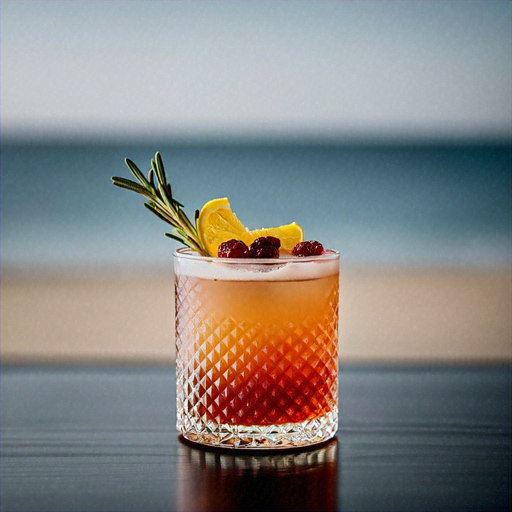 Winter Solstice Sipper, Sophisticated whiskey cocktail with cranberry ...