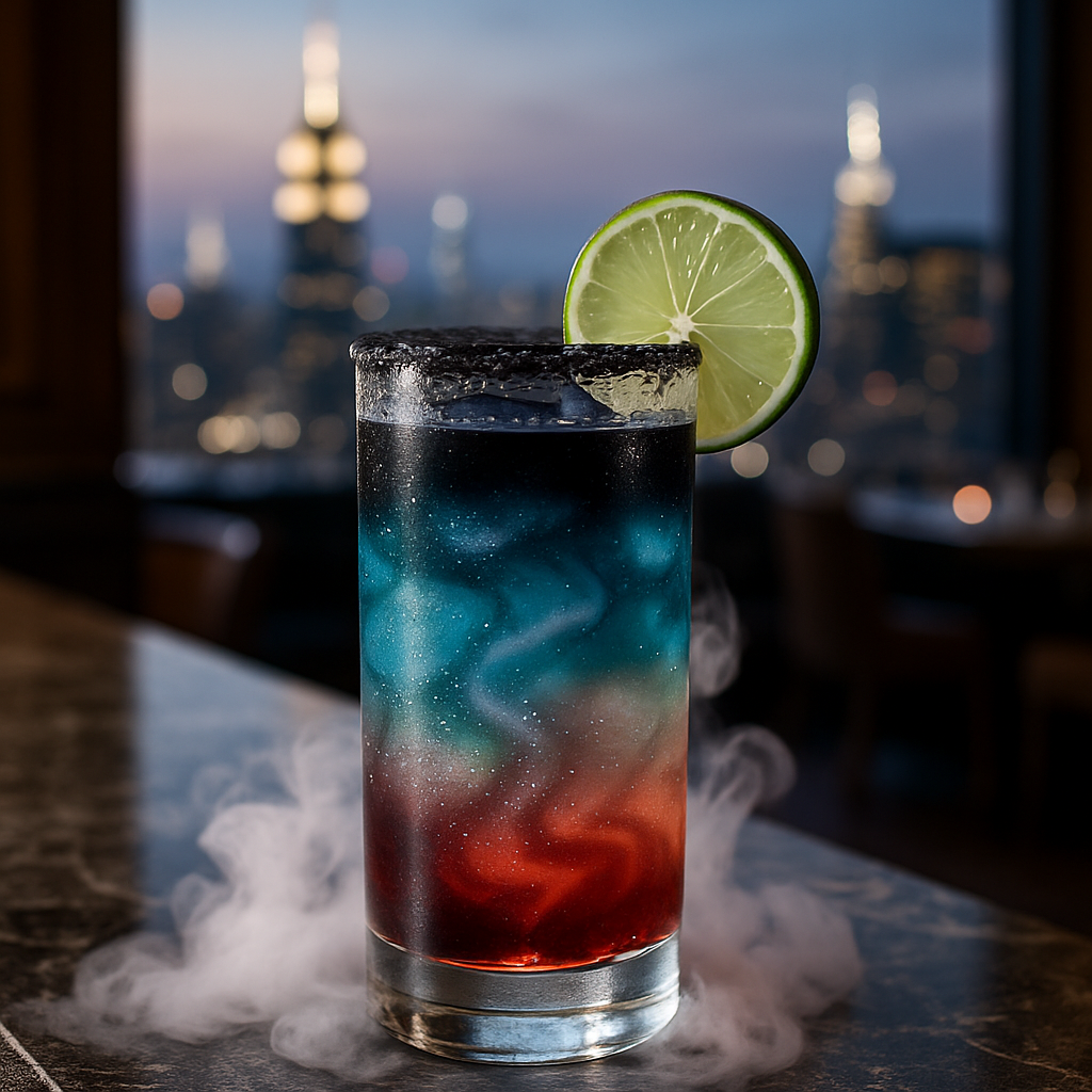 Witch's Brew Elixir, Spellbinding Halloween cocktail with eerie colors ...