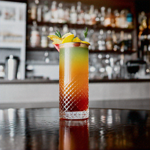 Zesty Ginger Fusion, Zesty Ginger Fusion cocktail with lime and Amaro ...